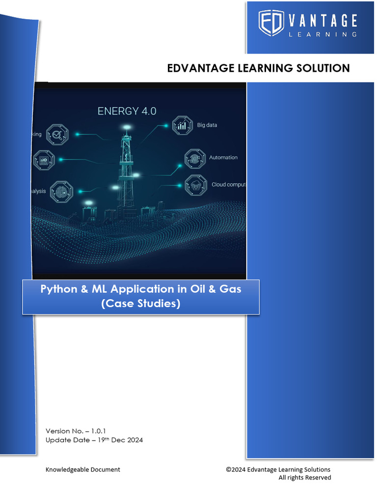 Python and Machine Learning in Oil and Gas 1735038717 | PDF | Gases ...