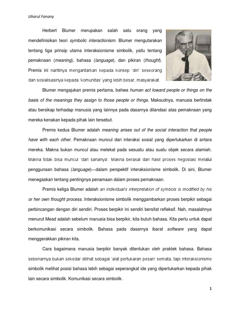 Herbert Blumer | PDF