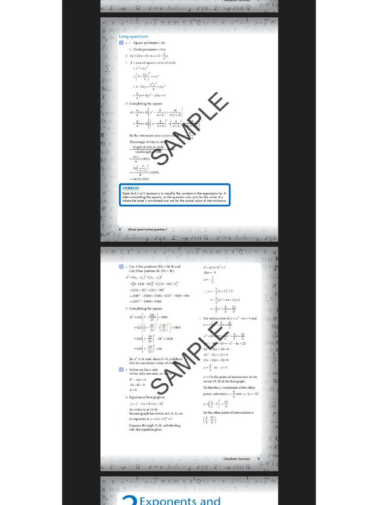 Notes Maths | PDF