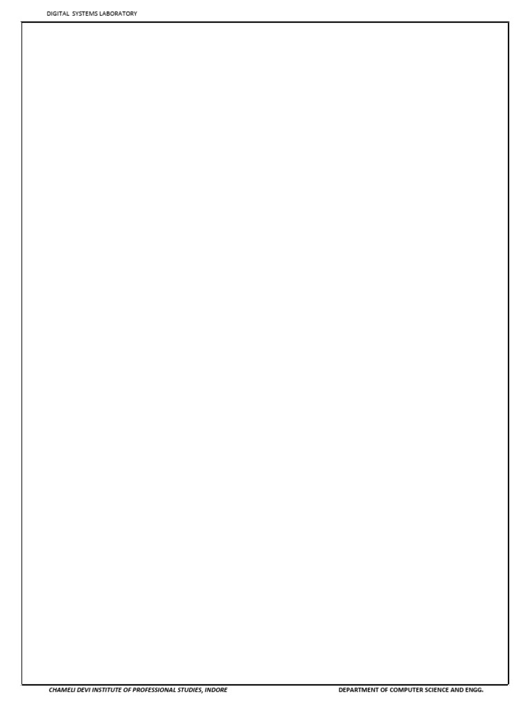 CS304_ DCS_Lab Manual - cdips | PDF | Logic Gate | Electrical Engineering