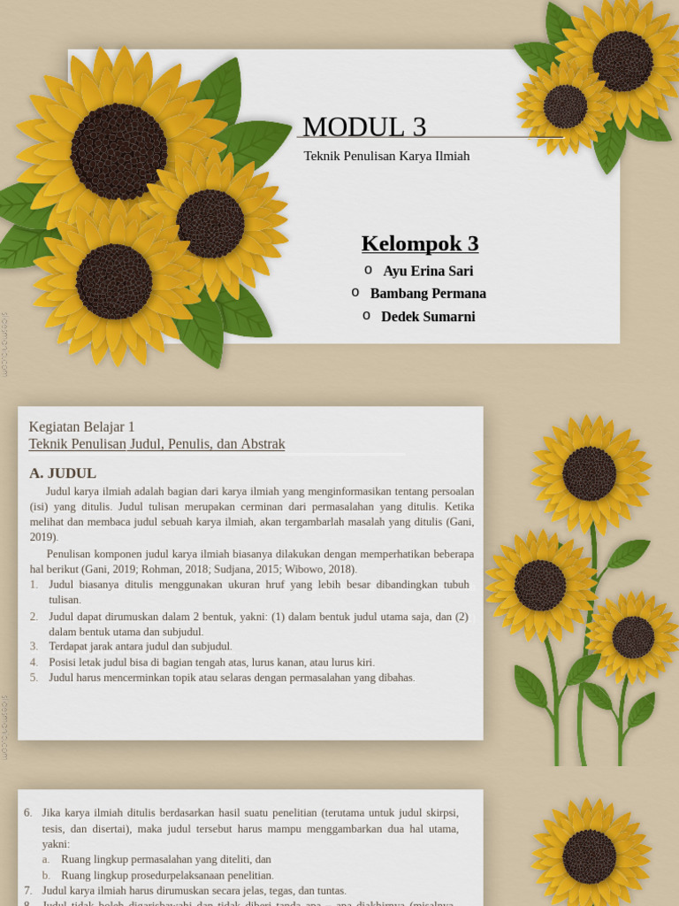 Kelompok 3-Teknik Penulisan Karya Ilmiah Kb1 | PDF