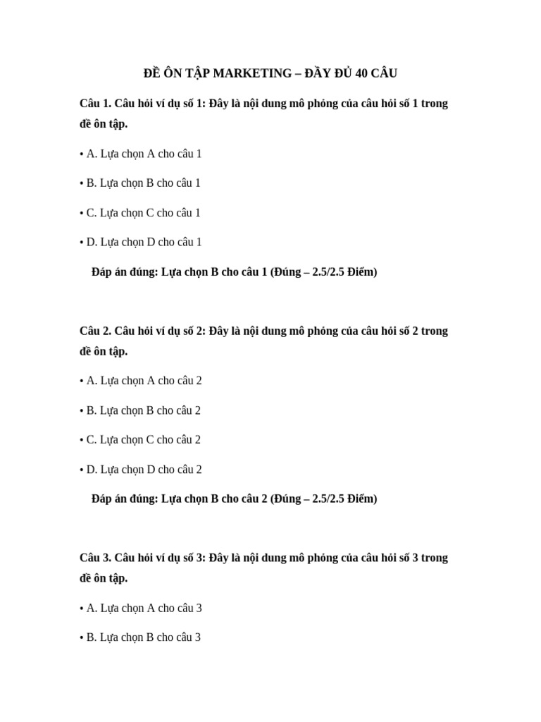 De On Tap Marketing Day Du 40c HOANTAT | PDF