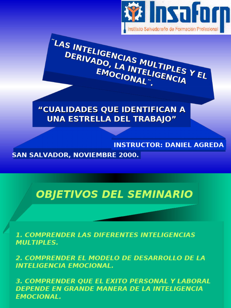 Inteligencias Multiples | PDF | Las emociones | Inteligencia