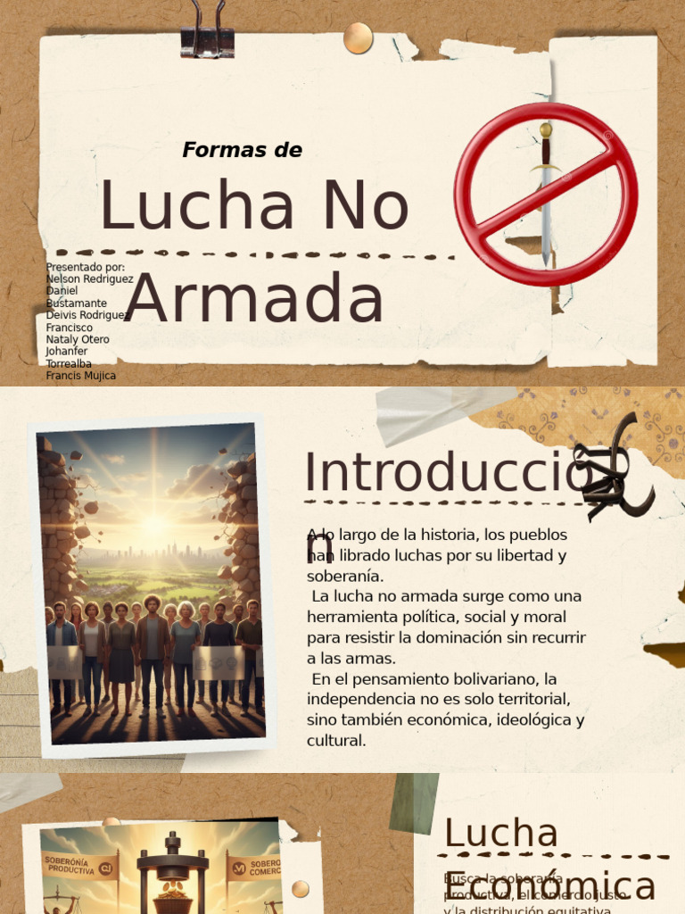 Lucha No Armada | PDF | Ideologías | Educación en artes liberales