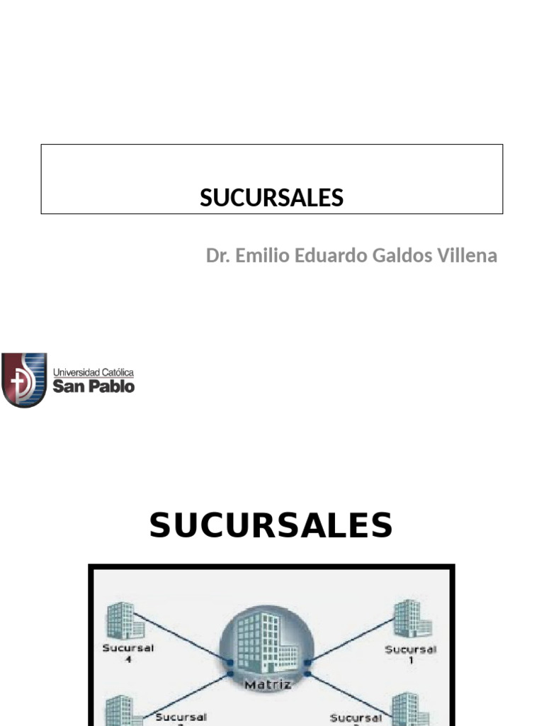 Normativa sobre Sucursales en Perú | PDF | Subsidiario | Sociedad de ...