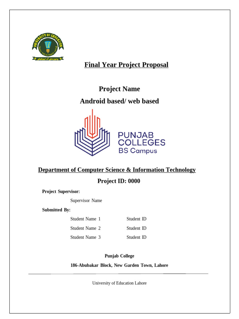 Android/Web Project Proposal Document | PDF