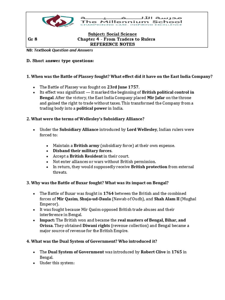 Trade To Rulers Reference Notes 2 | PDF