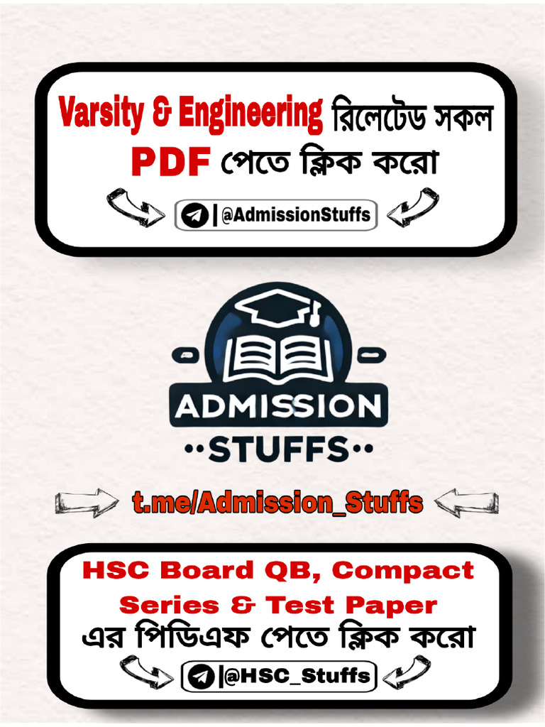 Udvash - Math 2nd Paper CQ Suggestions Admission Stuffs | PDF