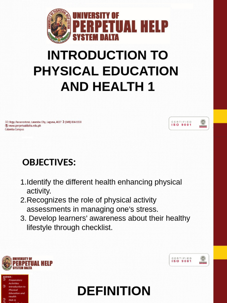 Introduction to Physical Education | PDF | Emotions | Physical Education