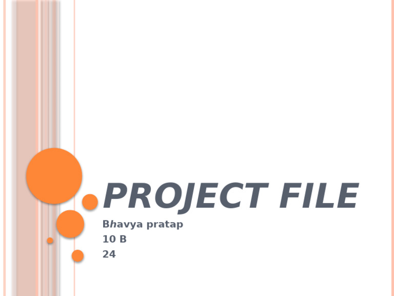 Project File | PDF