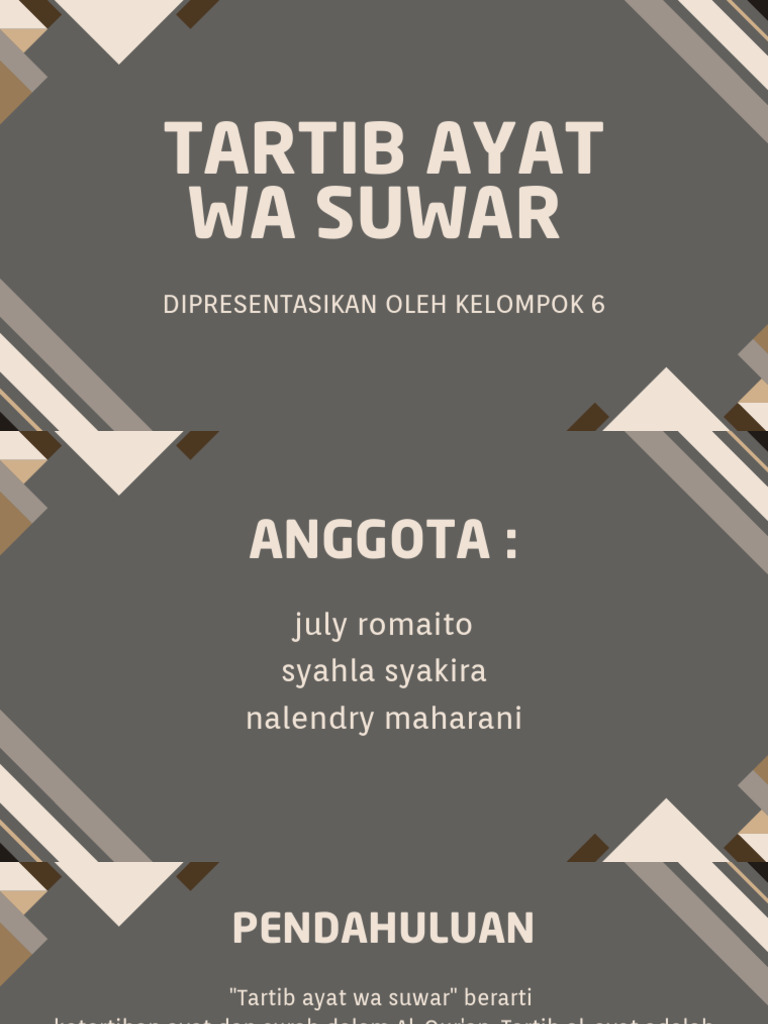 Tartib Ayat Wassuwar.pdf | PDF