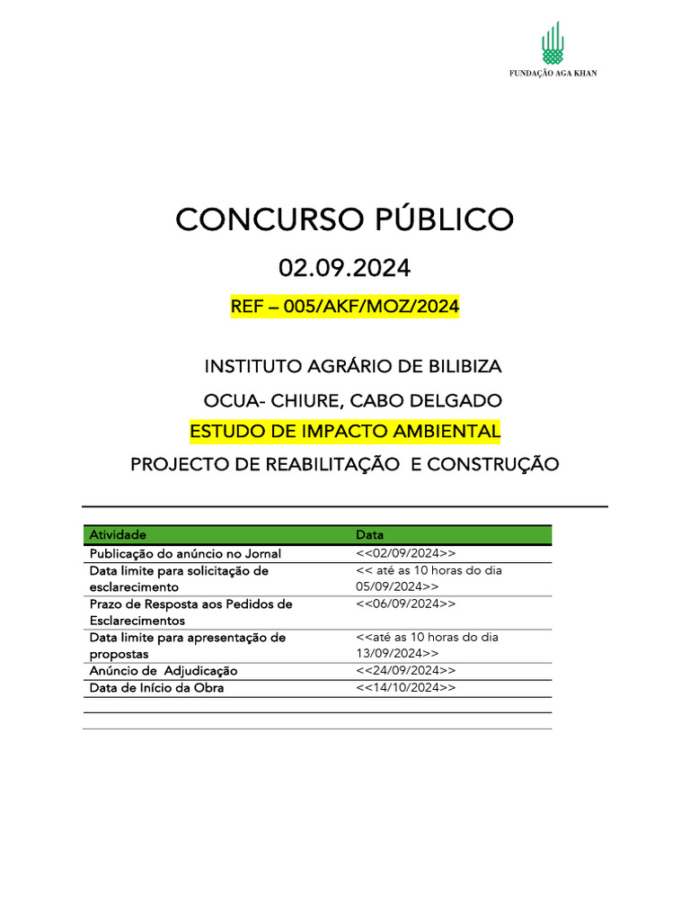 Concurso para Reabilitação em Bilibiza | PDF