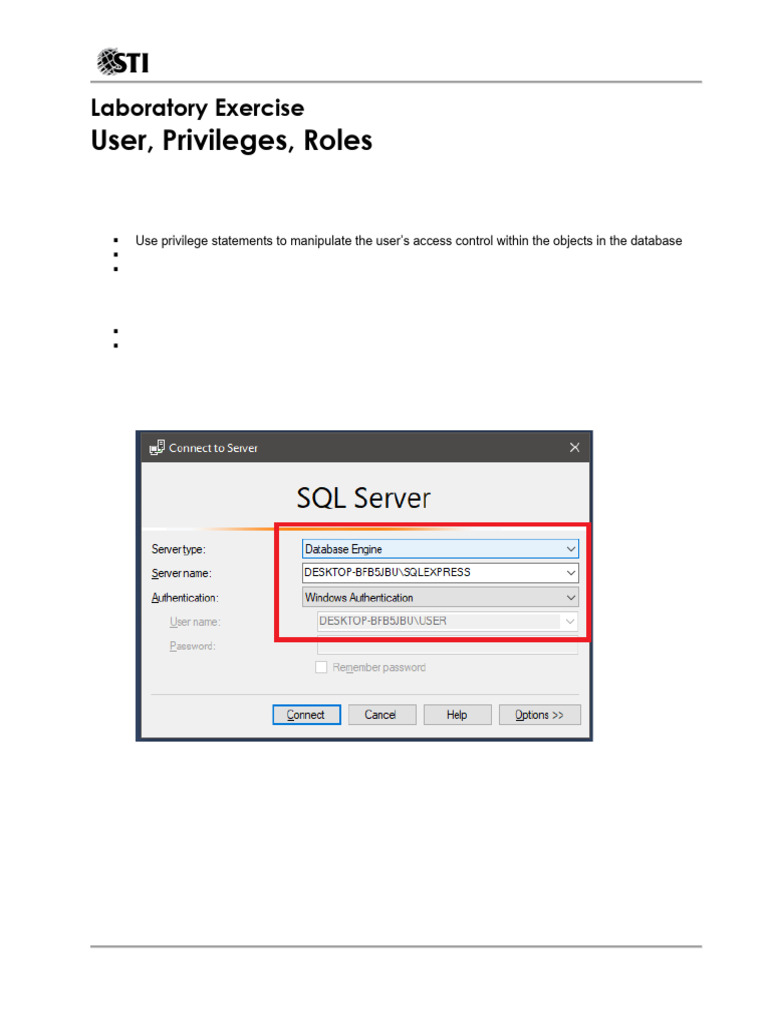 SQL Server User and Role Management Guide | PDF | Microsoft Sql Server ...