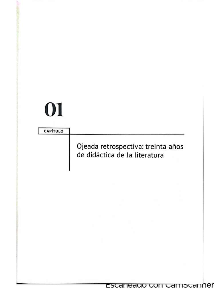 Bombini. Jeada Retroactiva 30 An Os de Didactica de La Literatura | PDF
