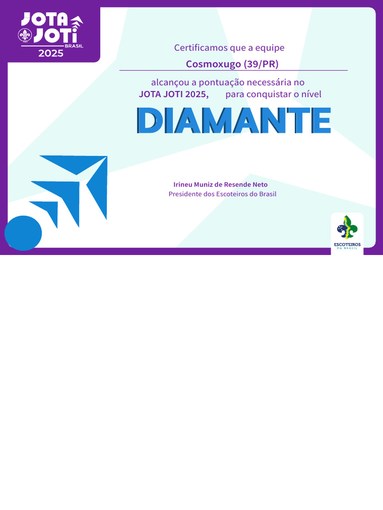Cosmoxugo conquista JOTA JOTI 2025 | PDF