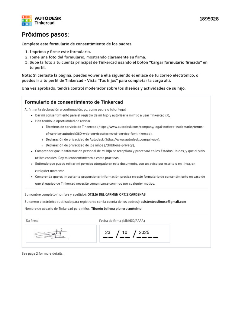 Tinkercad (1) | PDF | Privacidad en internet | ciberespacio