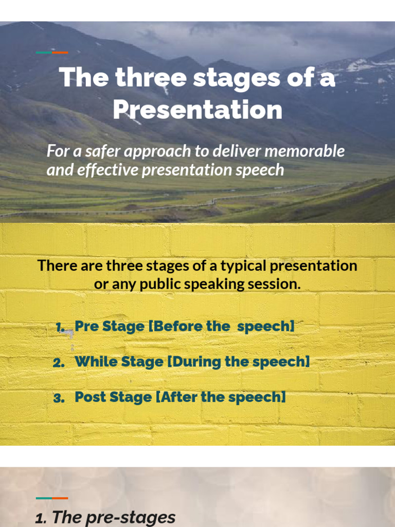 Stages of Effective Presentation Delivery | PDF | Human Communication ...