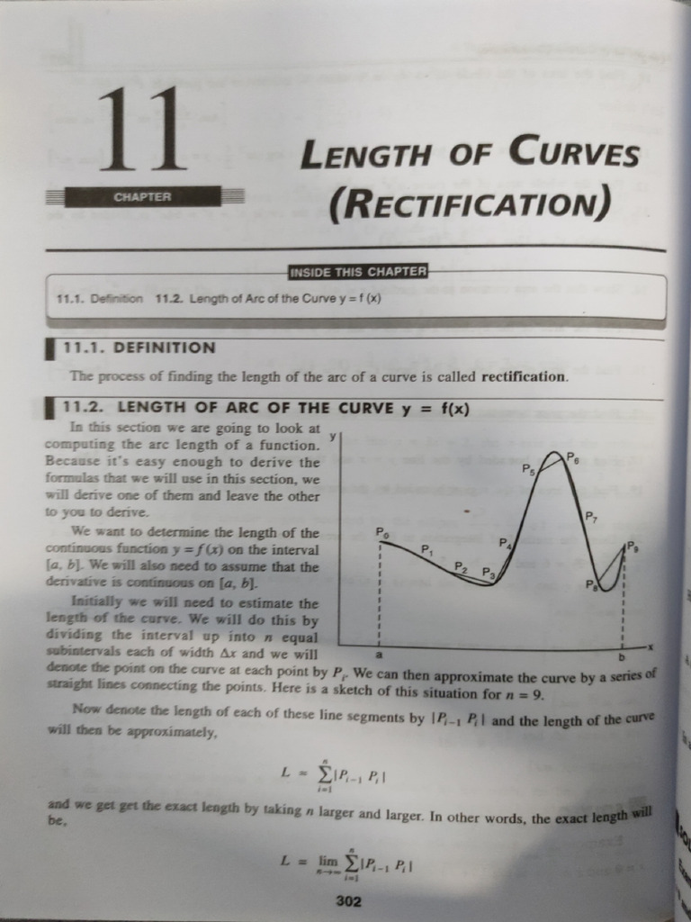 C11 Lengthof Curves | PDF