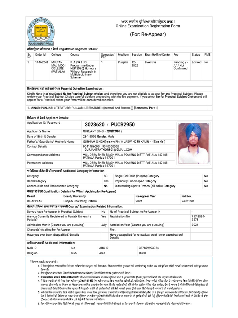 Punjabi University Patiala | PDF