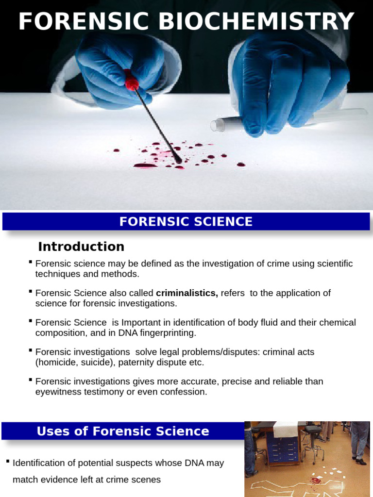 Forensic Biochemistry: Methods & Applications | PDF | Single Nucleotide ...