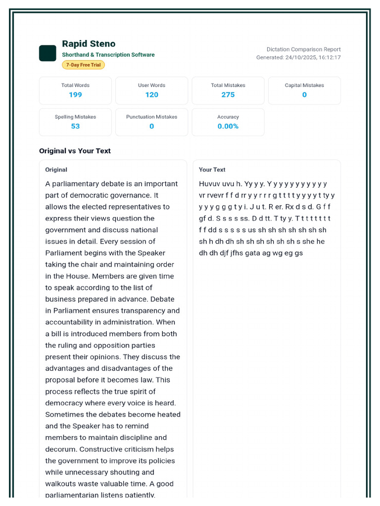 Dictation-Report-24-10-2025--16-12-17 | PDF