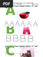 KG 2 English Textbook Exercises | PDF | Letter Case