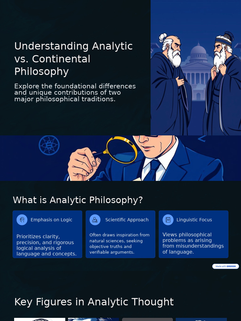 Analytic vs. Continental Philosophy Explained | PDF | Analytic ...