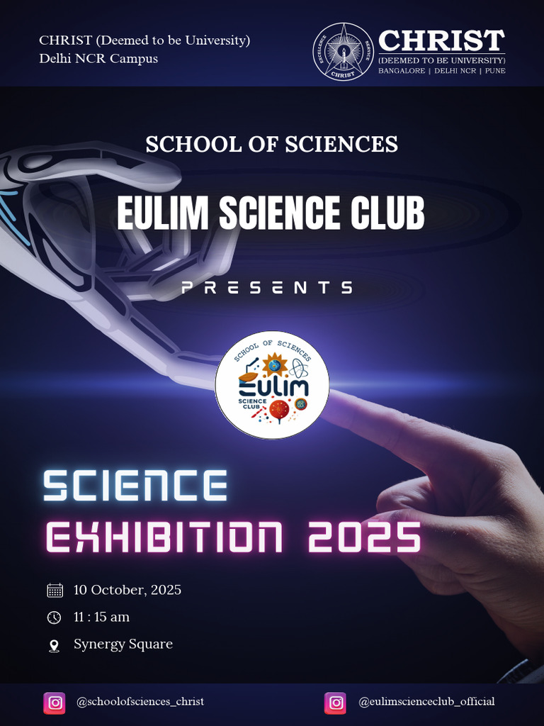 Science Exhibition 2025 Invitation | PDF | Science | Experiment