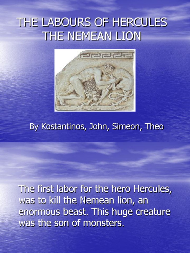 Hercules and the Nemean Lion | PDF | Young Adult | Classics