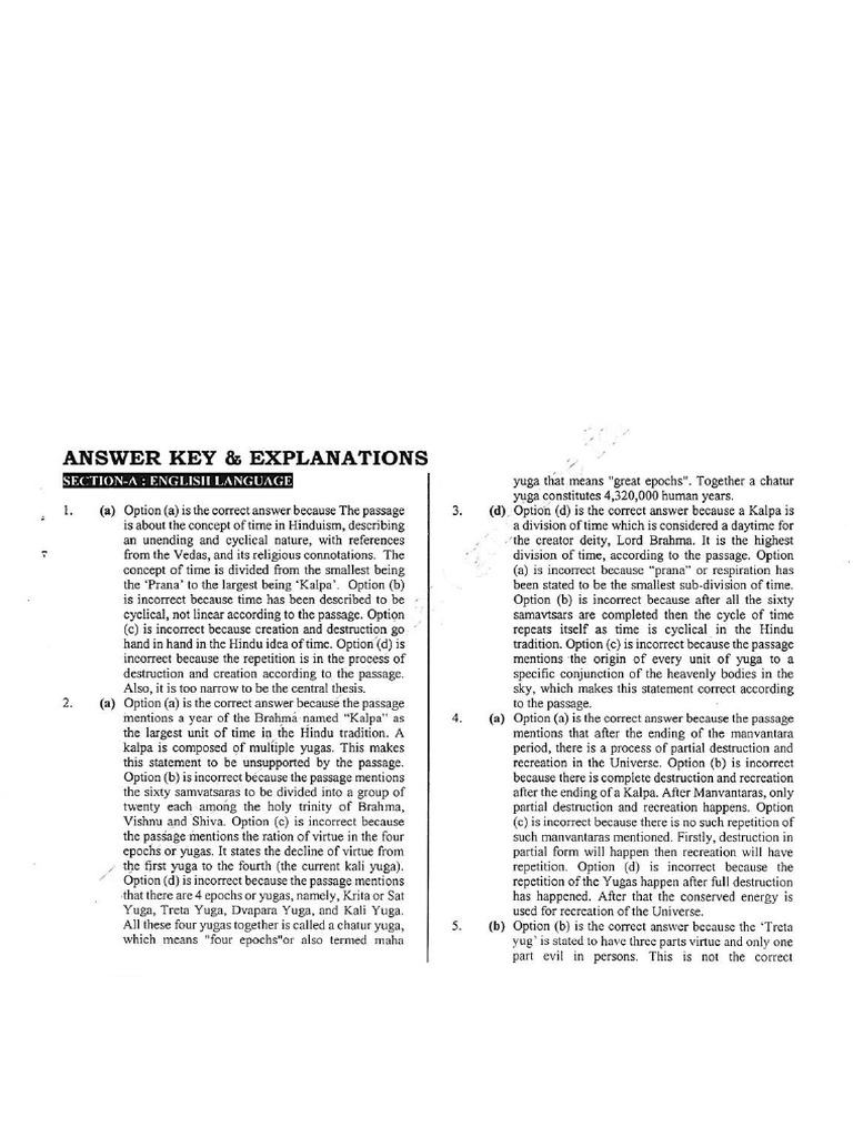 Sample Paper 96 Ans | PDF