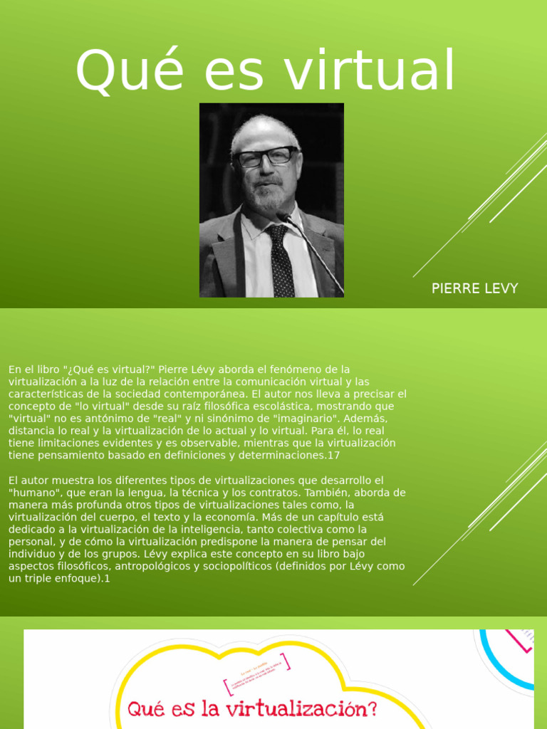 Que Es Virtual Pierre Levy | PDF