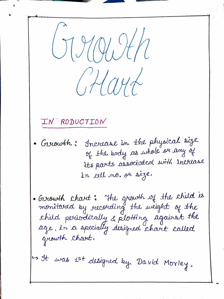 Growth Chart Basics and Guidelines | PDF