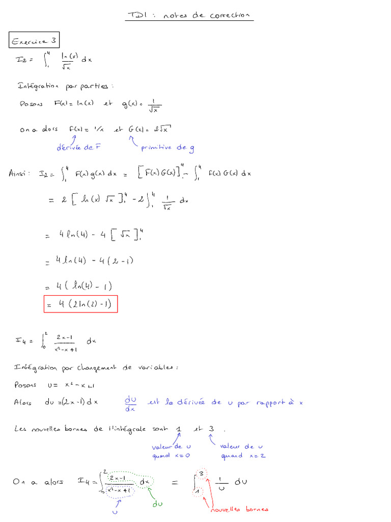 Correction TD 1 | PDF