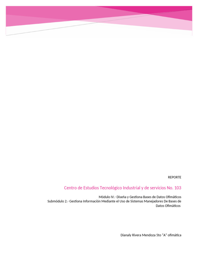 Reporte 8 Tablas | PDF | Bases de datos | Informática