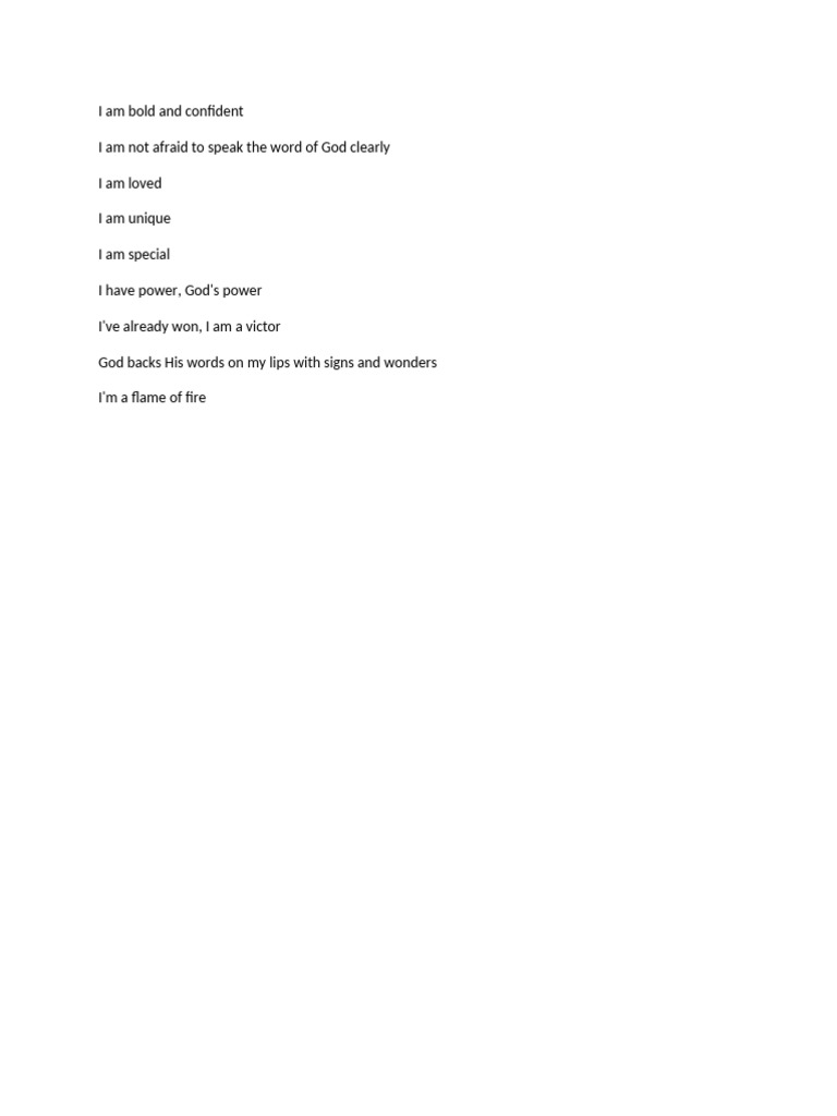 I Am Bold and C-WPS Office | PDF