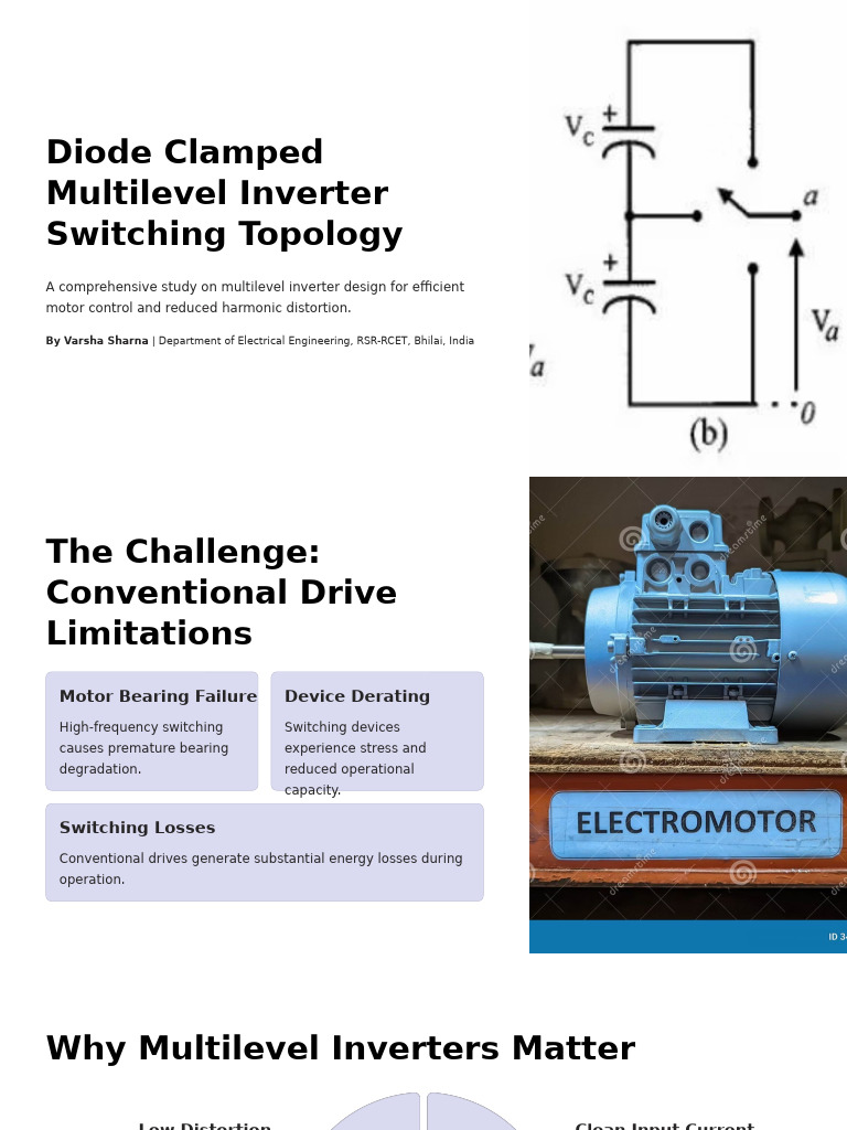 Diode Clamped Multilevel Inverter Switching Topology | PDF | Power ...