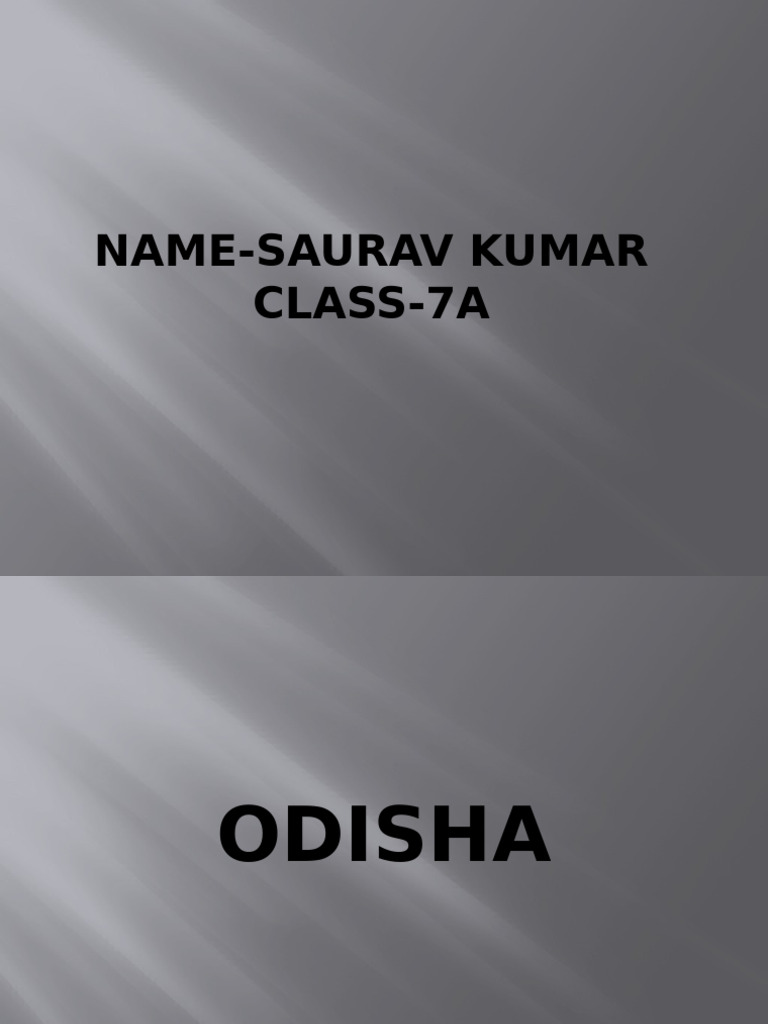 Name-Saurav Kumar Class-7A | PDF