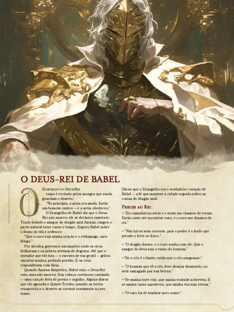 Evangelho do Deus-Rei de Babel | PDF | Dragão