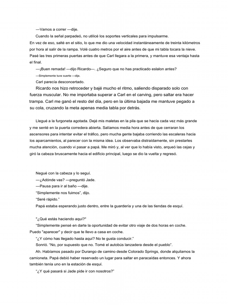 Impulse/ Impulso Libro Steven Gould Pag 151-327 Libro en Español | PDF ...
