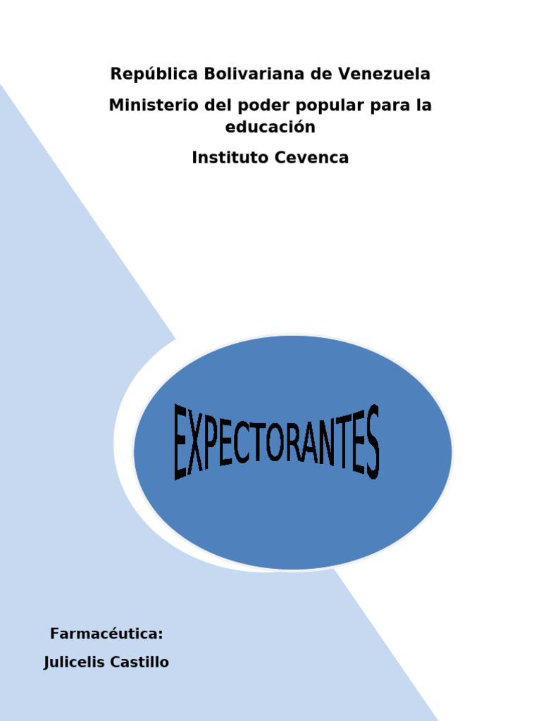Expectorant e | PDF | Medicamentos con receta | Miel
