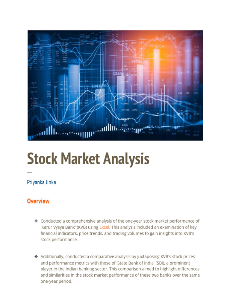 Stock Market Analysis Project Documentation | PDF | Stocks | Stock Market