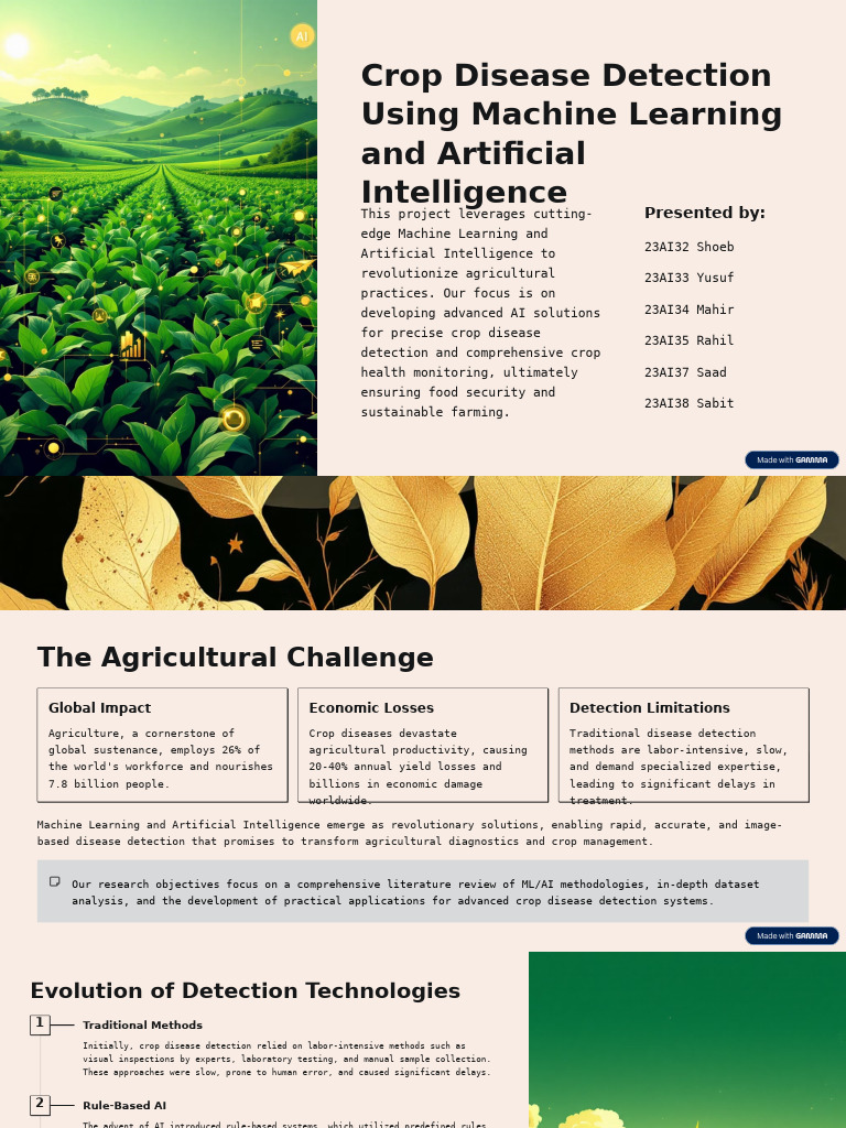 Crop Disease Detection Using Machine Learning and Artificial ...