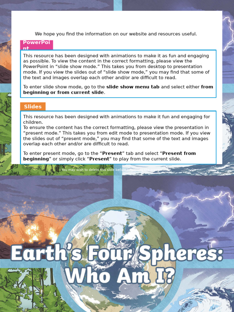 Earths-four-spheres-who-am-i-game | PDF