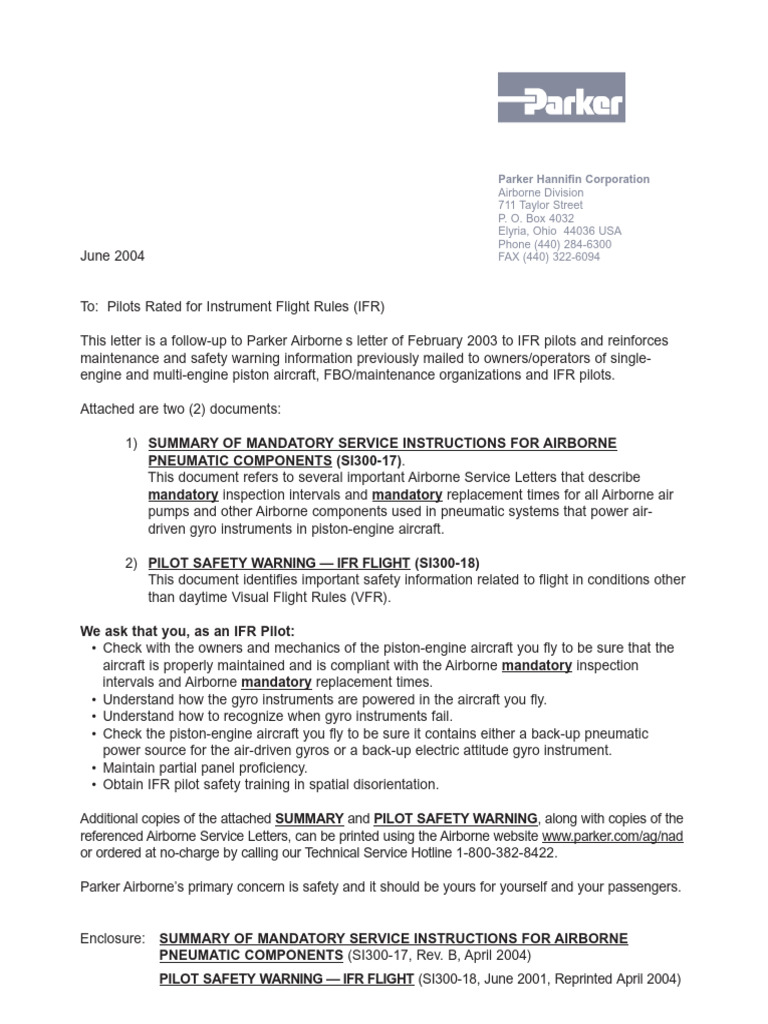 IFR Pilot Safety and Maintenance Guide | PDF | Instrument Flight Rules ...