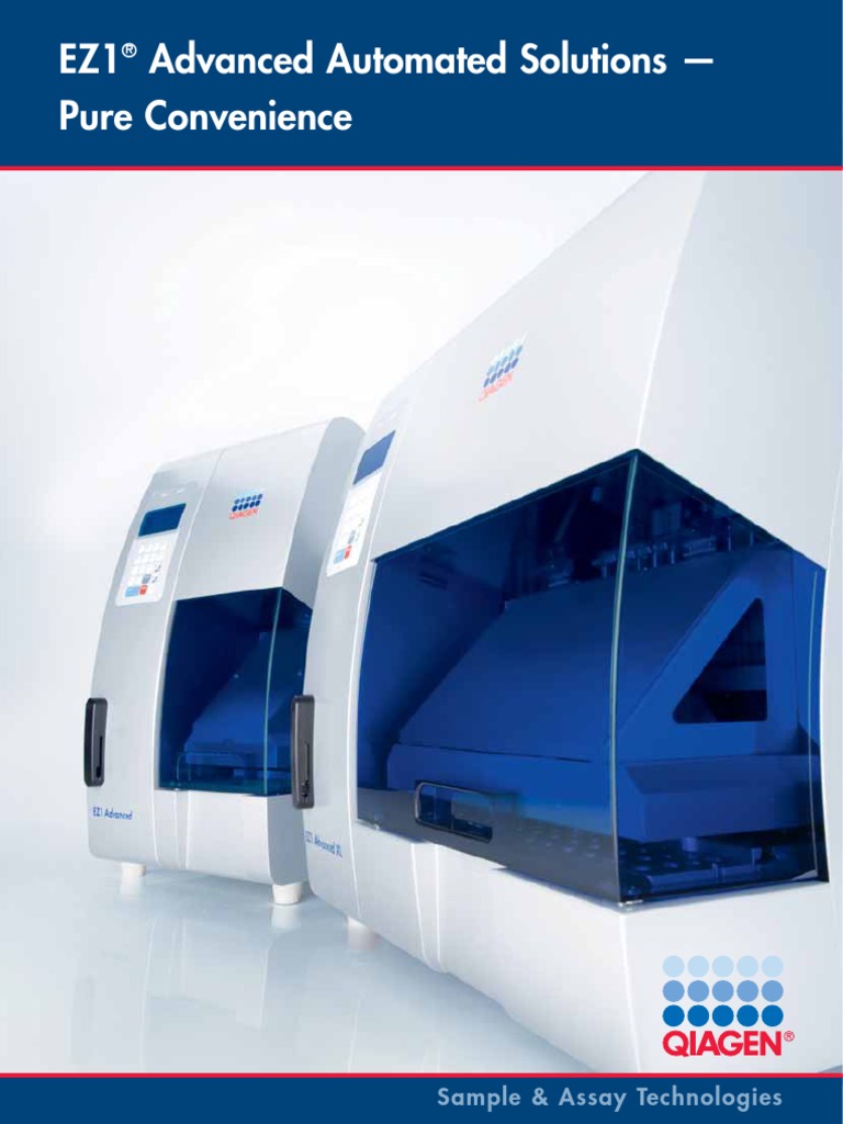 EZ1 Advanced XL | PDF | Reverse Transcription Polymerase Chain Reaction ...