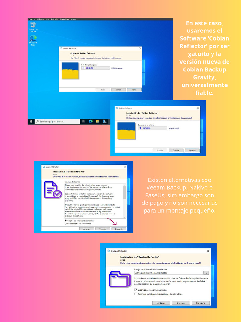 Guía de Copia de Seguridad con Cobian | PDF | Apoyo | Archivo de ...