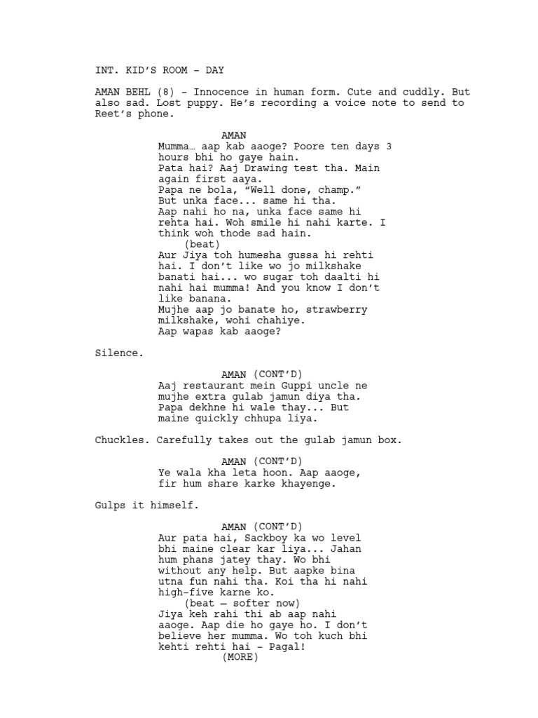 Child's Heartfelt Voice Note to Mum | PDF