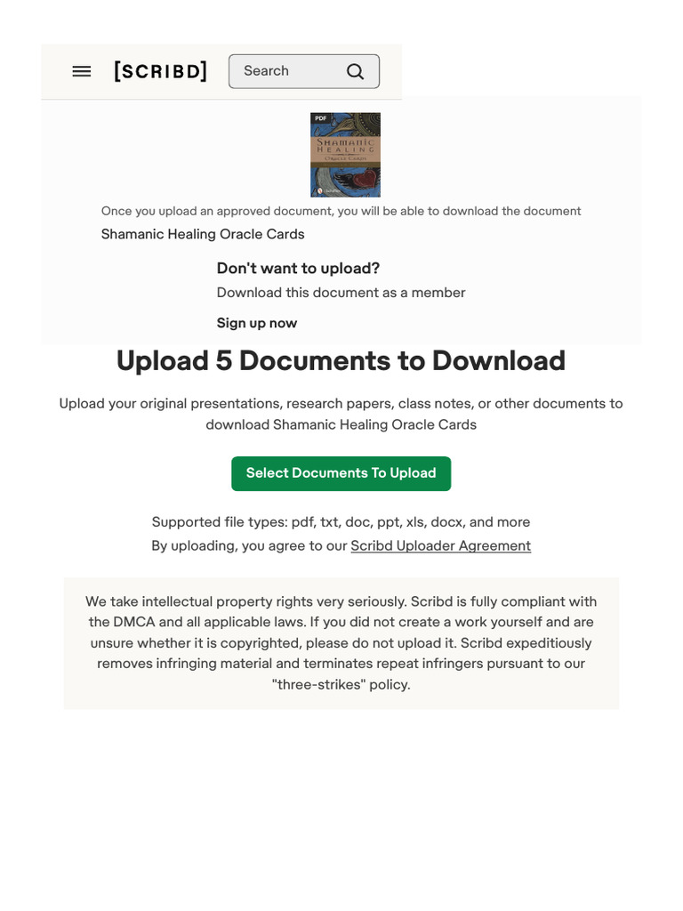 Upload A Document - Scribd | PDF | Scribd