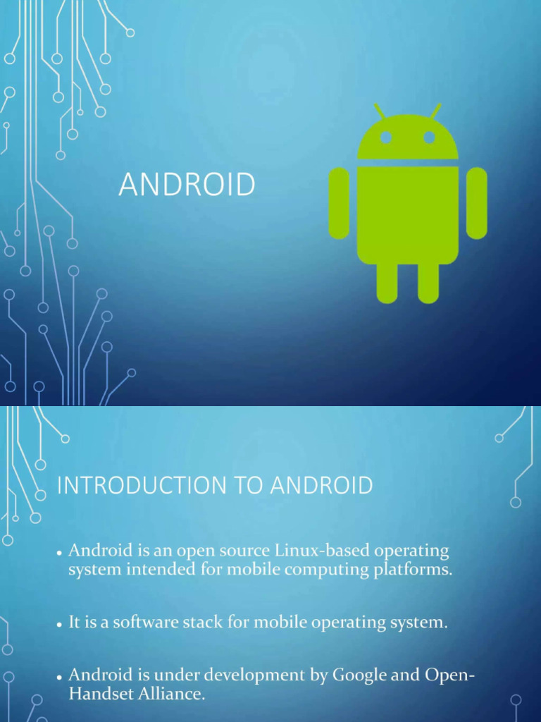 Introduction To Android Pdf