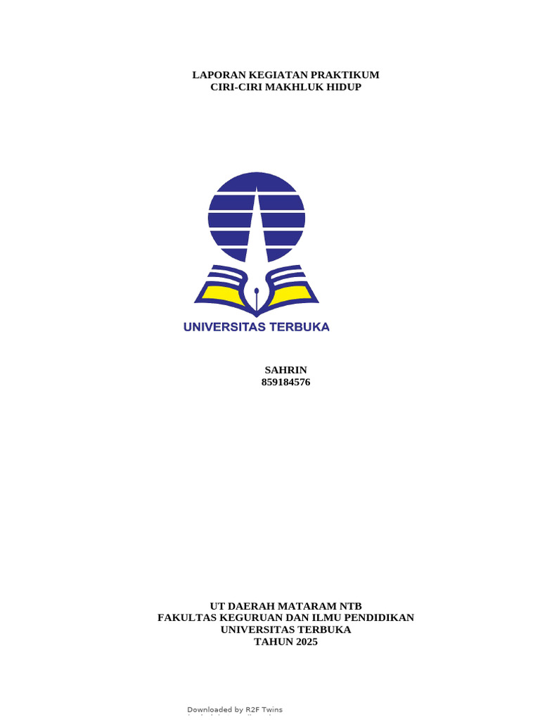 Ciri Ciri Makhluk Hidup | PDF